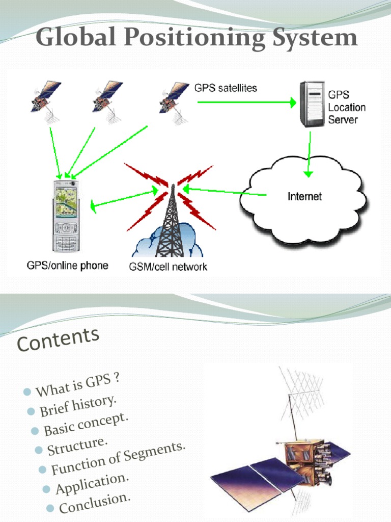 GPS Presentation | PDF | Global Positioning System | Satellite