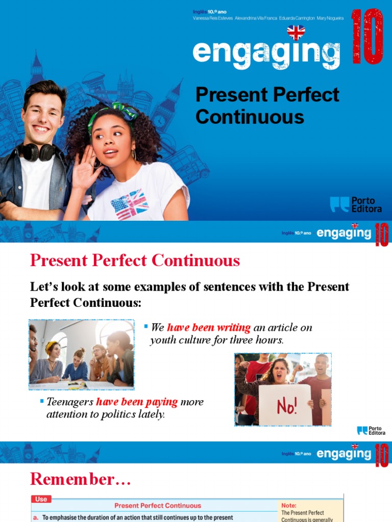 Present Perfect Continuous Tense: Examples, Explanations, and Exercises ...
