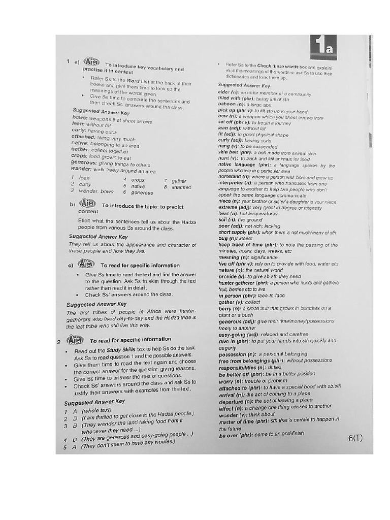 On Screen b1 Students Book Answers | PDF