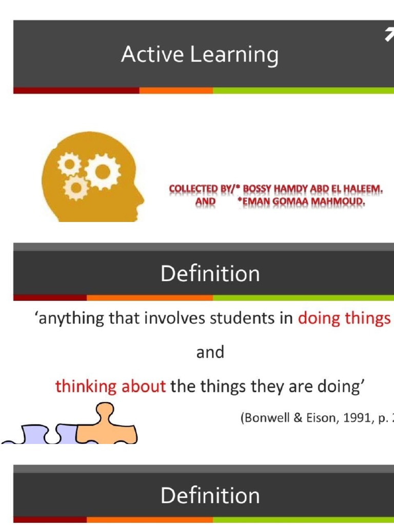 Becoming An Active Learner | PDF