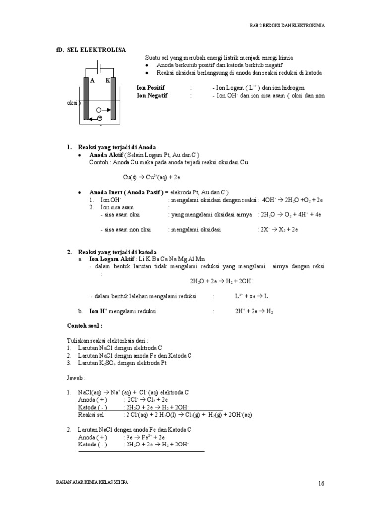 KD 3 Elektrolisis | PDF