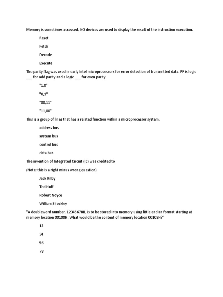 Bellmac-32 Microprocessor Overview | PDF | Central Processing Unit ...