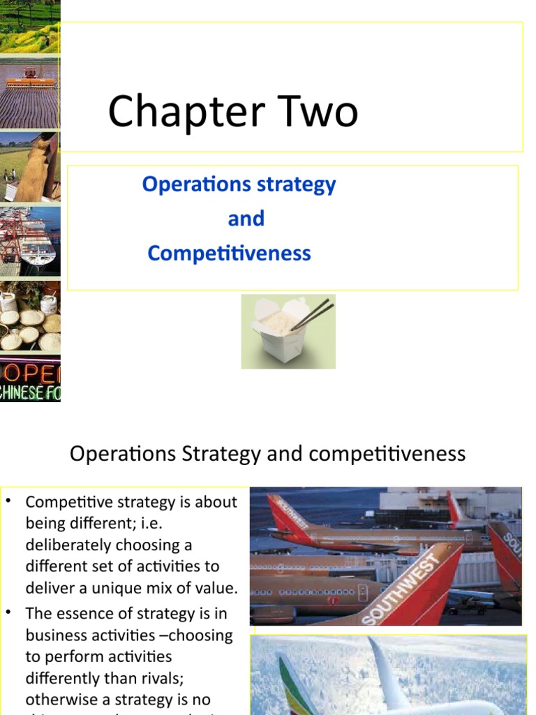 Chapter Two: Operations Strategy and Competitiveness | PDF | Strategic ...