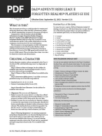 Character Backstory Template | PDF | Games & Activities | Self-Improvement