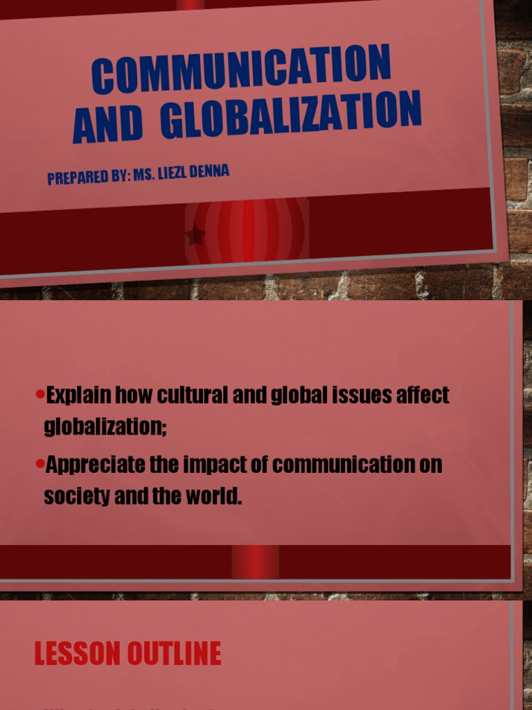 Communication and Globalization Purposive Communication | PDF ...