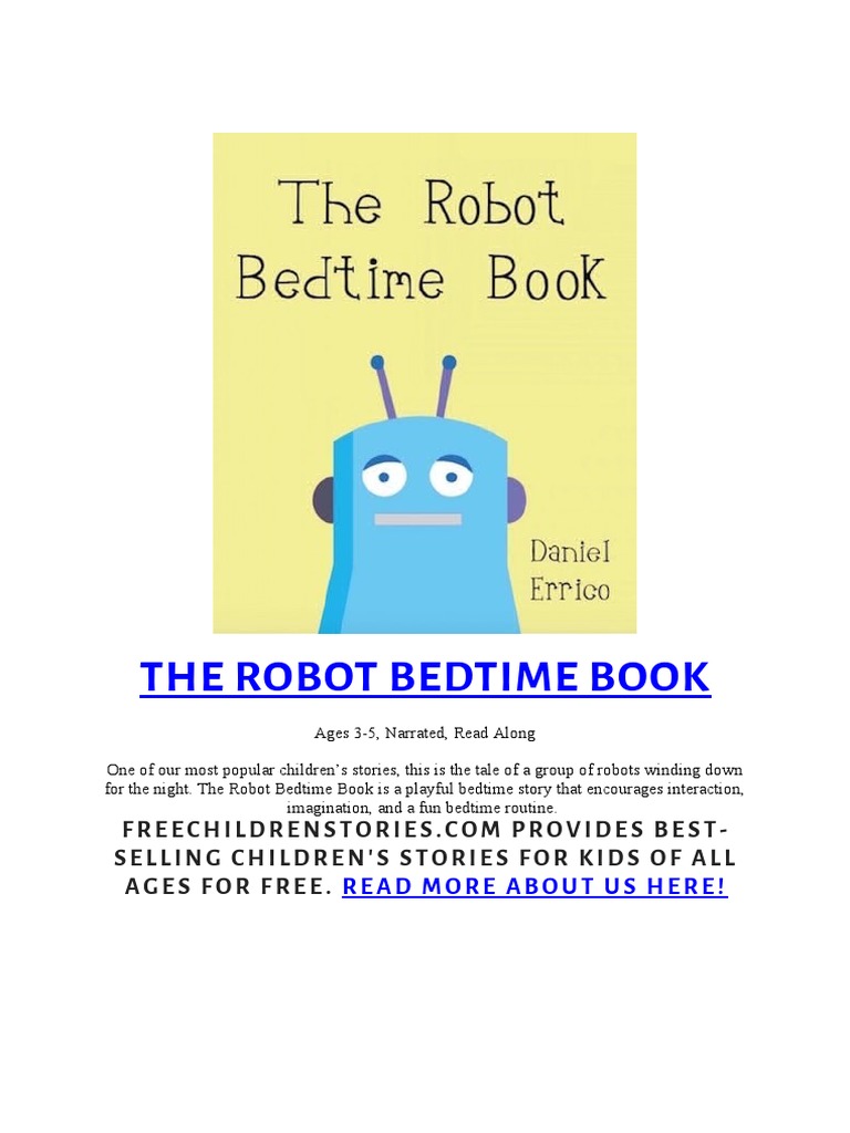 The Robot Bedtime Book: Selling Children'S Stories For Kids of All Ages ...