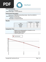 DASS 21 With Scoring Sheet PDF | PDF | Major Depressive Disorder | Anxiety
