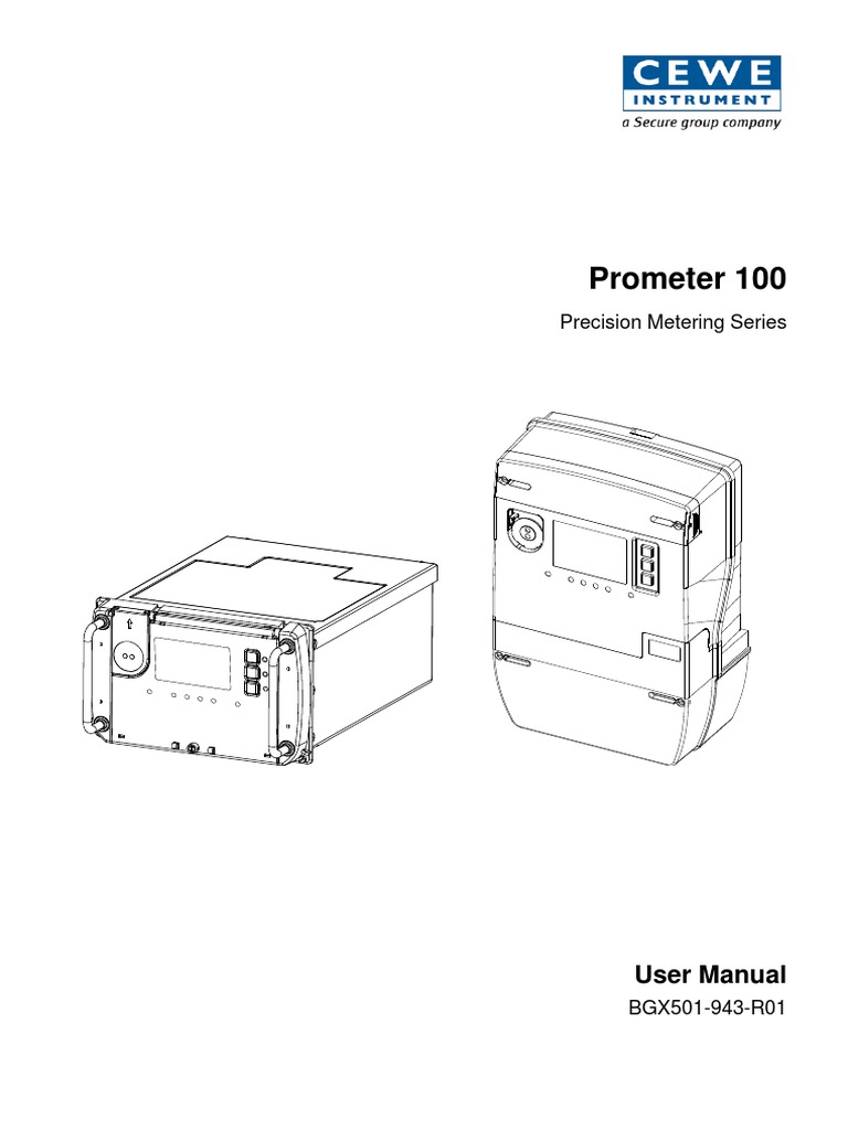 Prometer 100 User Manual (Cewe) | PDF | Power Supply | Parameter ...