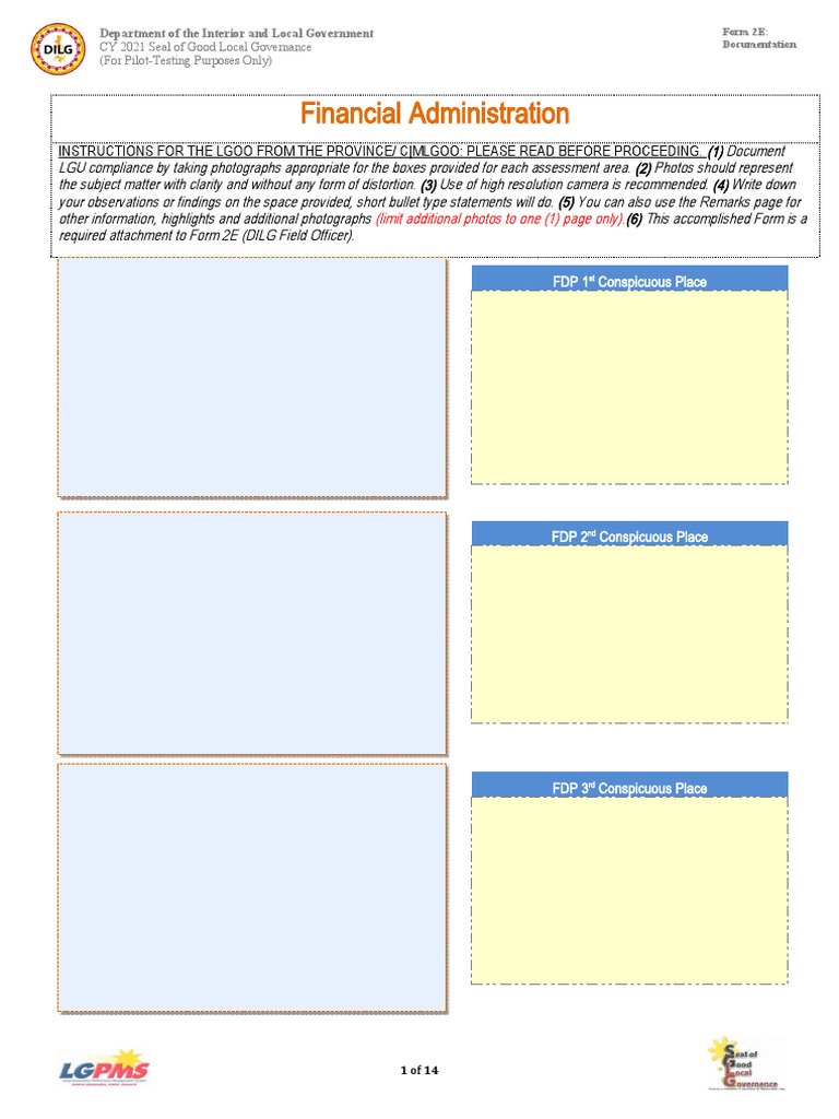 02 Form 2E Photo Documentation | PDF | Accessibility | Photograph