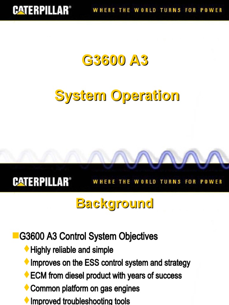 2 G3600 A3 System Operation | PDF | Valve | Engines