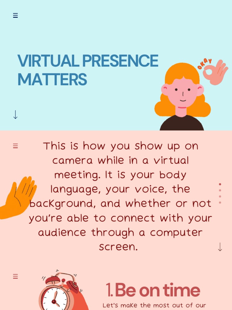 Virtual Presence Matters | PDF | Nonverbal Communication | Communication