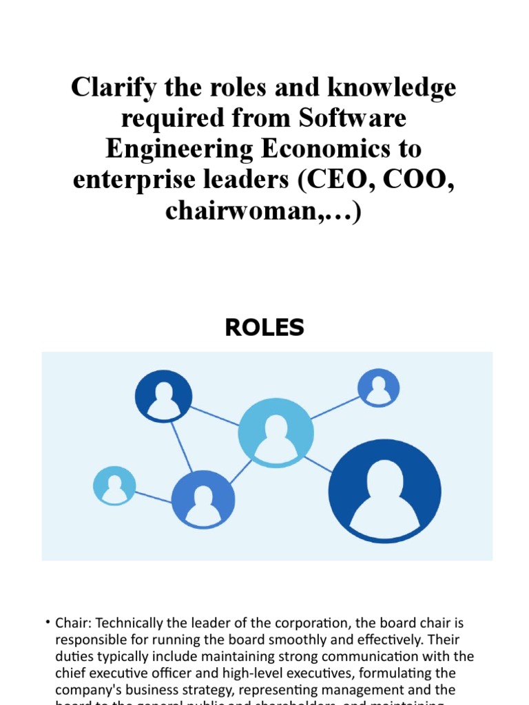 Clarify The Roles and Knowledge Required From Software Engineering ...