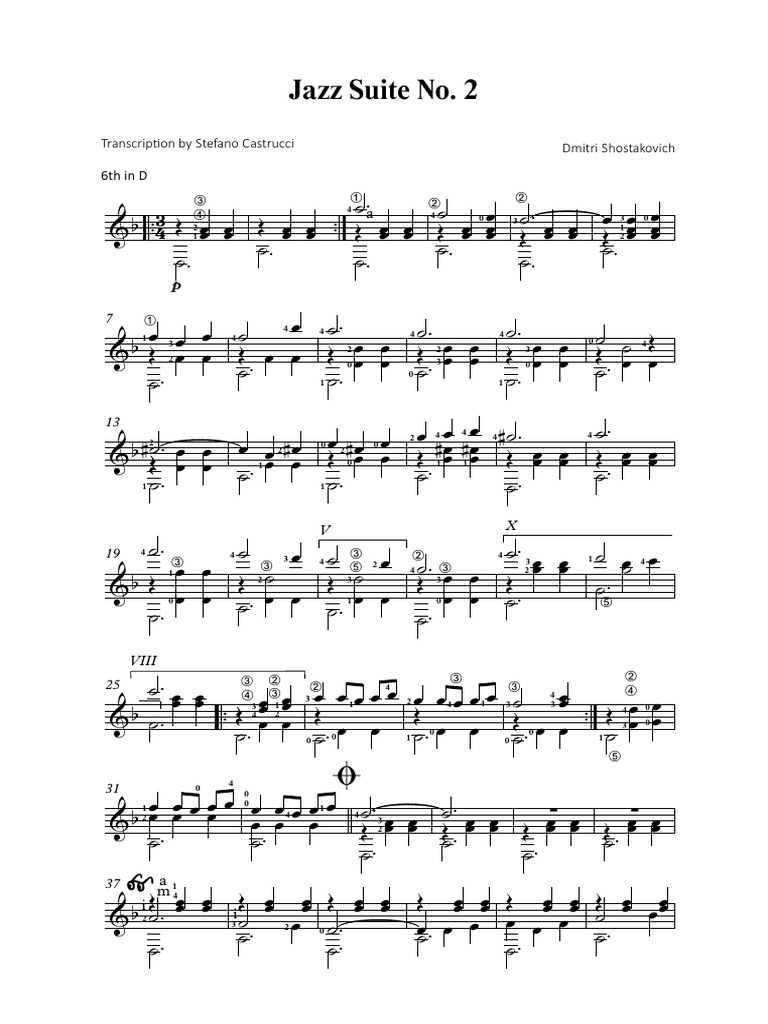 Jazz Suite No 2 - Partitura Completa | PDF | Voix humaine | Lexicologie