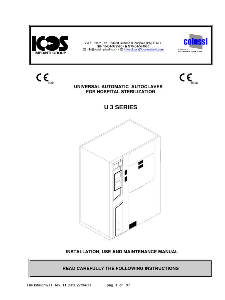 Colusi U31 User Manual | PDF | Sterilization (Microbiology) | Sound