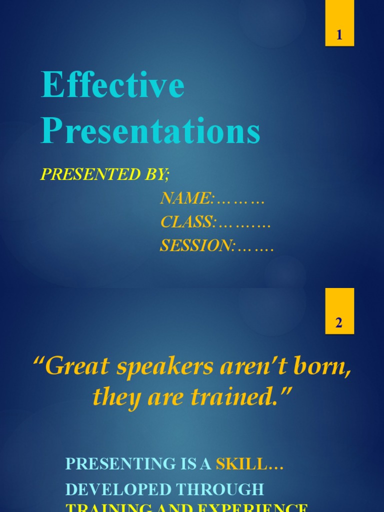 Mastering Effective Presentations | PDF | Body Language | Attention