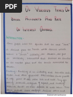 Icse Mathematics Project: Class-10 | PDF | Saving | Banks