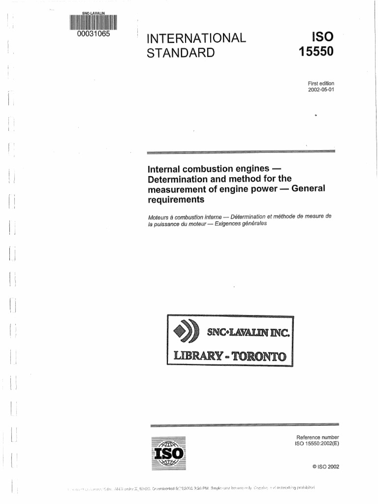 Iso 15550 - 2002 | PDF
