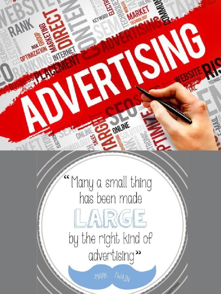 1 Introduction To Advt | PDF | Advertising | Marketing