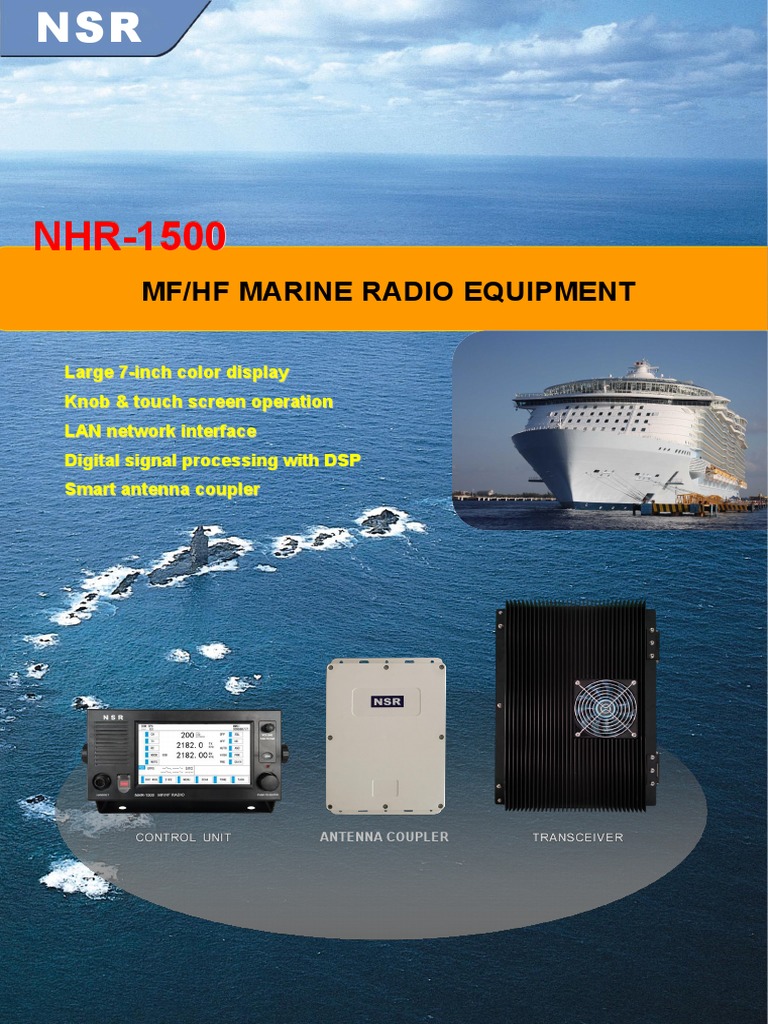 MF/HF Marine Radio Equipment | PDF | Sound Production Technology ...