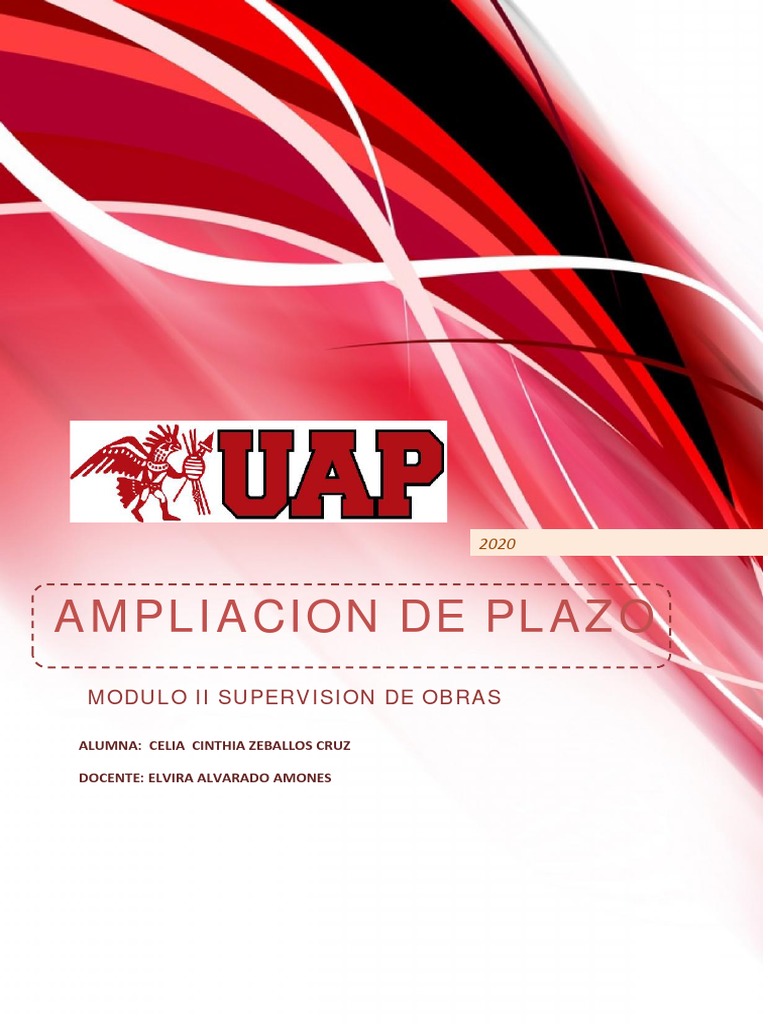 Ampliacion de Plazo | PDF | Presupuesto | Economias