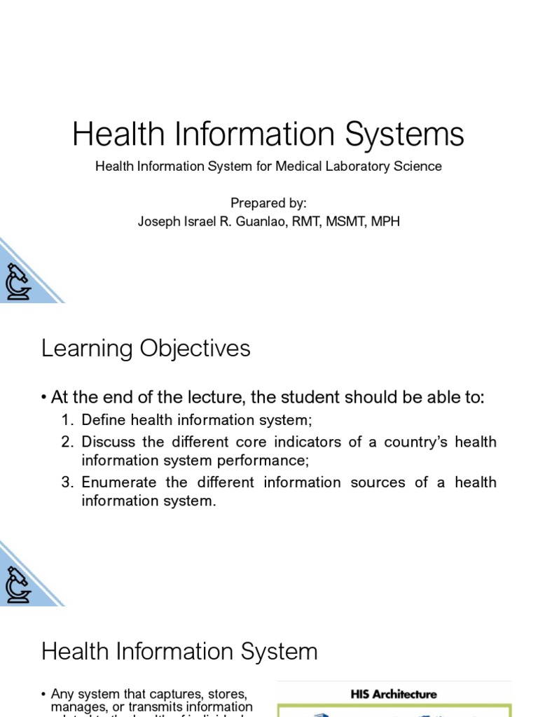 4 Health Information System | PDF | Health Care | Health Informatics