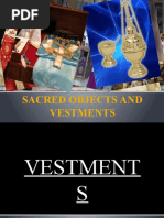 Sacred Vessels, Linens, Vestments & Places | PDF | Eucharist | Altar