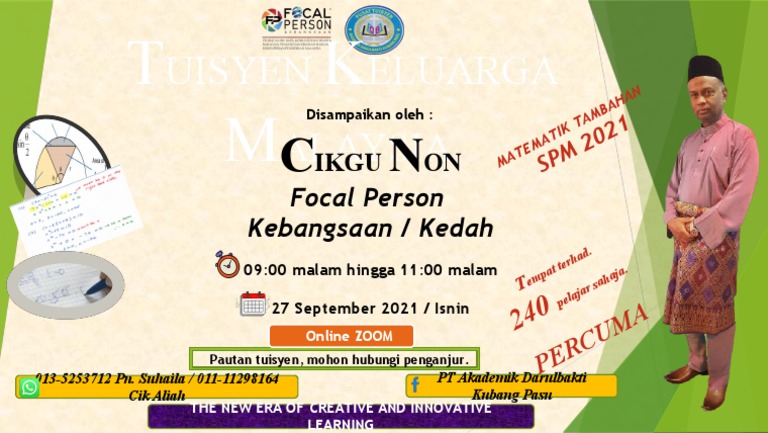 Background Tuisyen Focal Person | PDF