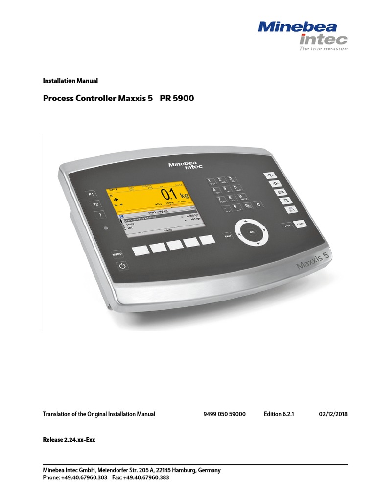 Process Controller Maxxis 5 PR 5900: Installation Manual | PDF | Power ...