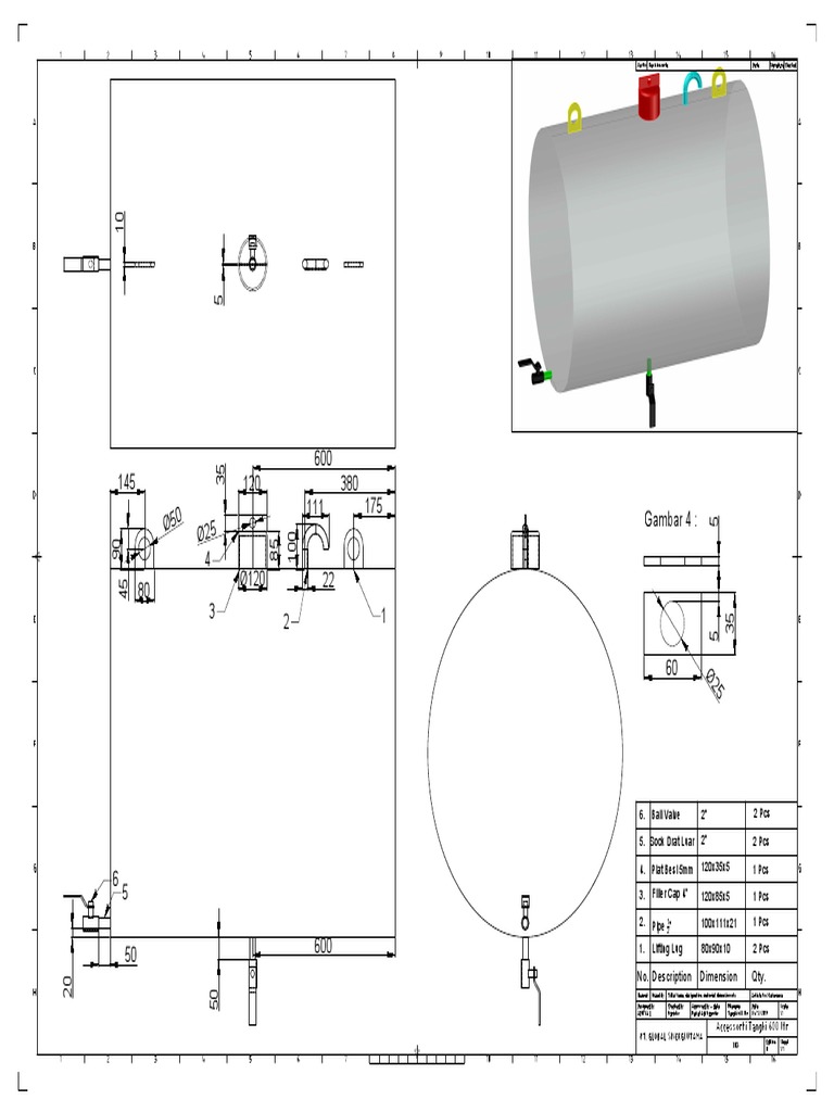 Bagian Belakang Tangki-Bagian Blakang Tangki | PDF