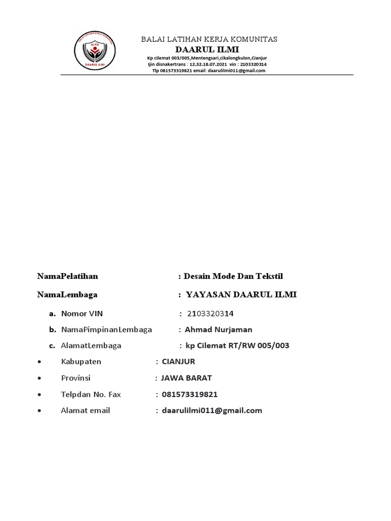 Proposal Banprog BLK | PDF