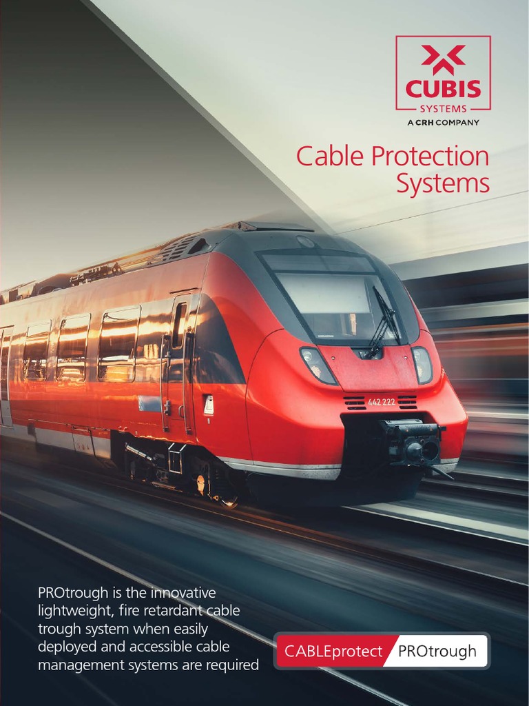 Protrough - Cable Protection | PDF | Concrete | Rail Transport