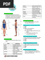 Body Cavities, Regions and Quadrants | PDF | Abdomen | Anatomy