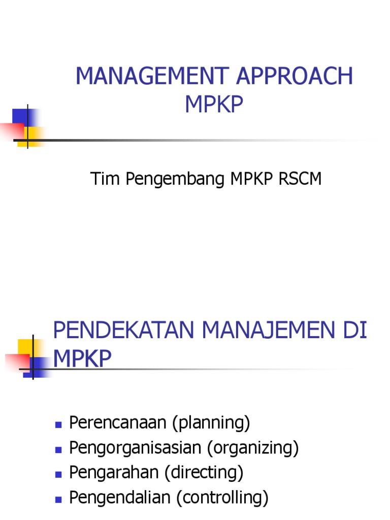 1.-Rini-Rachmawaty MANAGEMENT APPROACH MPKP | PDF
