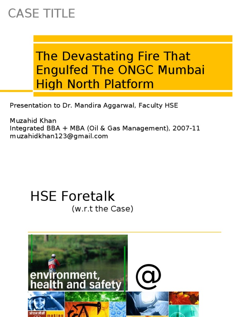 ONGC Mumbai High Accident | PDF | Risk Management | Occupational Safety ...
