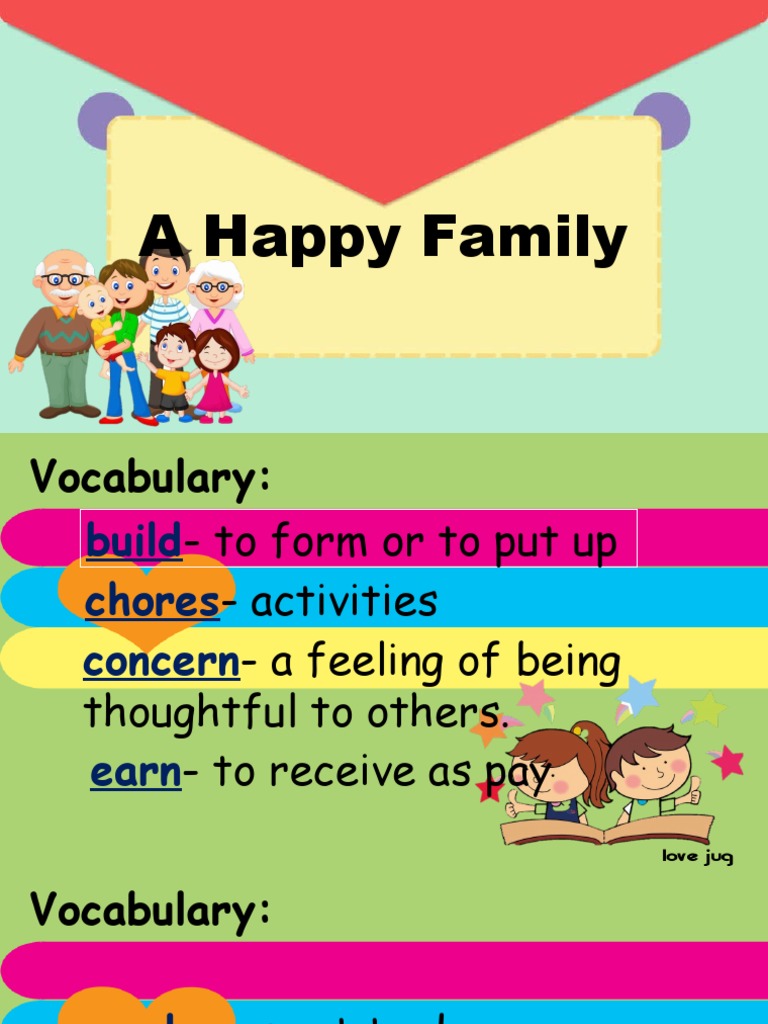 Lesson 3 A HAPPY FAMILY | PDF