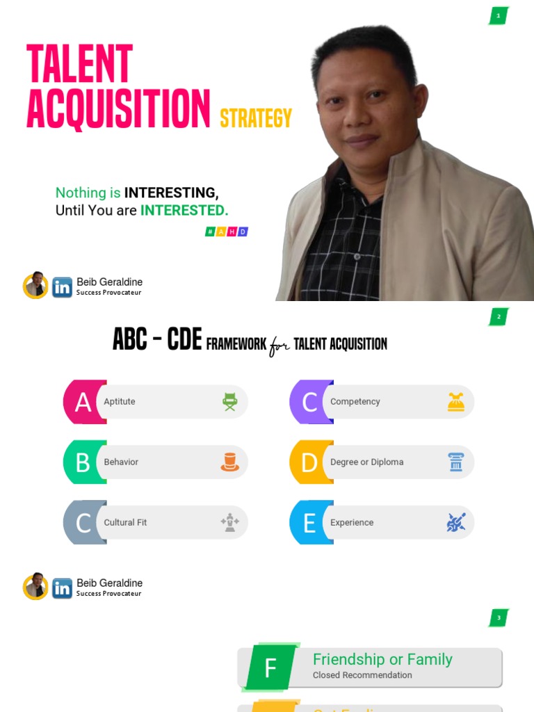 ABC-CDE-FGHI Strategy Framework | PDF | Recruitment | Competence (Human ...