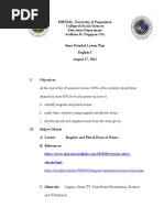 Detailed Lesson Plan in English For Grade 2 | PDF | Verb | Grammatical ...