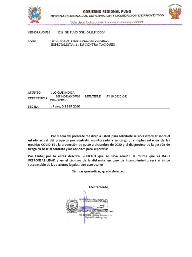 Memorandum Multiple | PDF