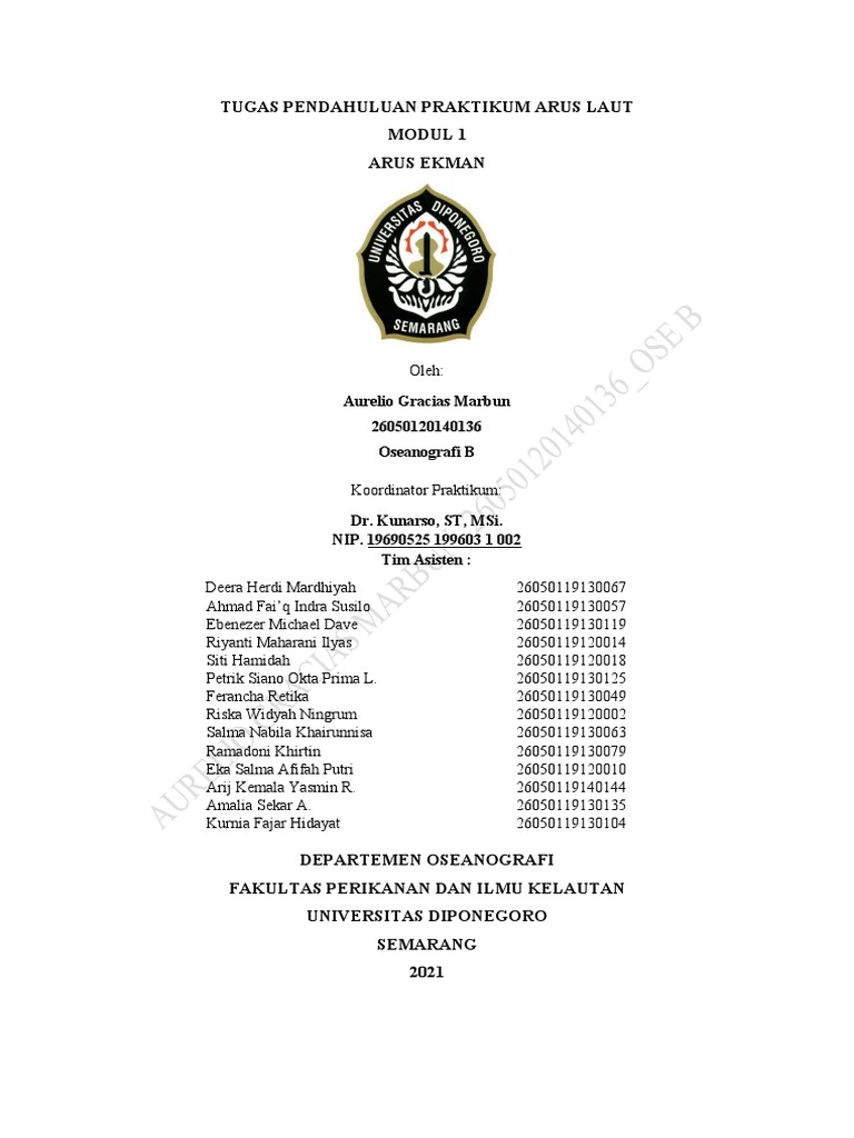 Proses dan Spiral Arus Ekman | PDF