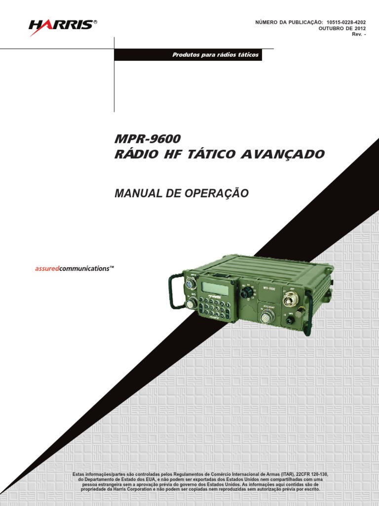 MPR 9600 - Operação - PT BR | PDF | Rede de computadores | Os Estados ...