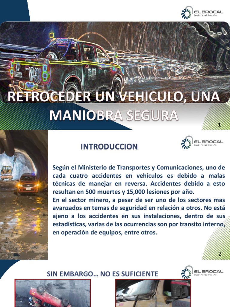 Retroceso de Un Vehículo, Una Maniobra Segura | PDF | Accidente de tráfico