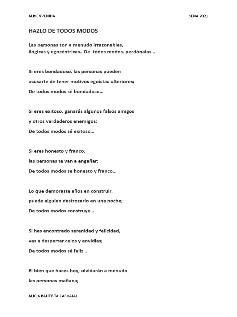 Hazlo de Todos Modos | PDF