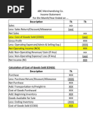 Uno Sari - Sari Store Income Statement | PDF