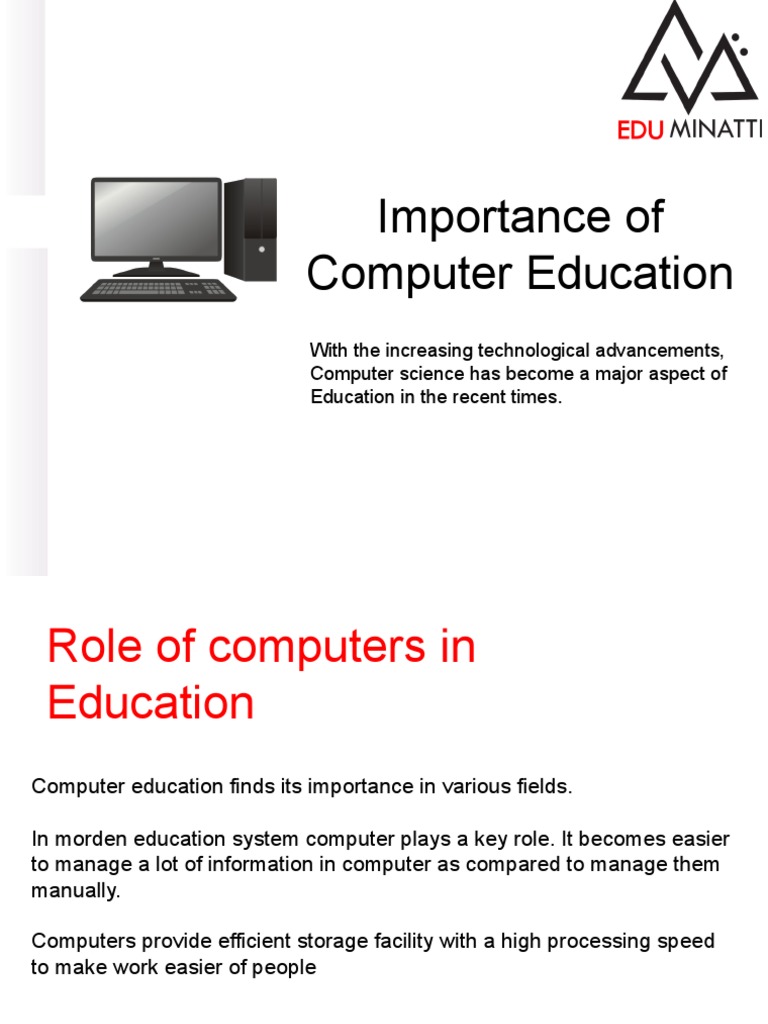 Importance of Computer | PDF