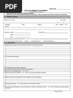 UNIMED Insurance Claim Form | PDF