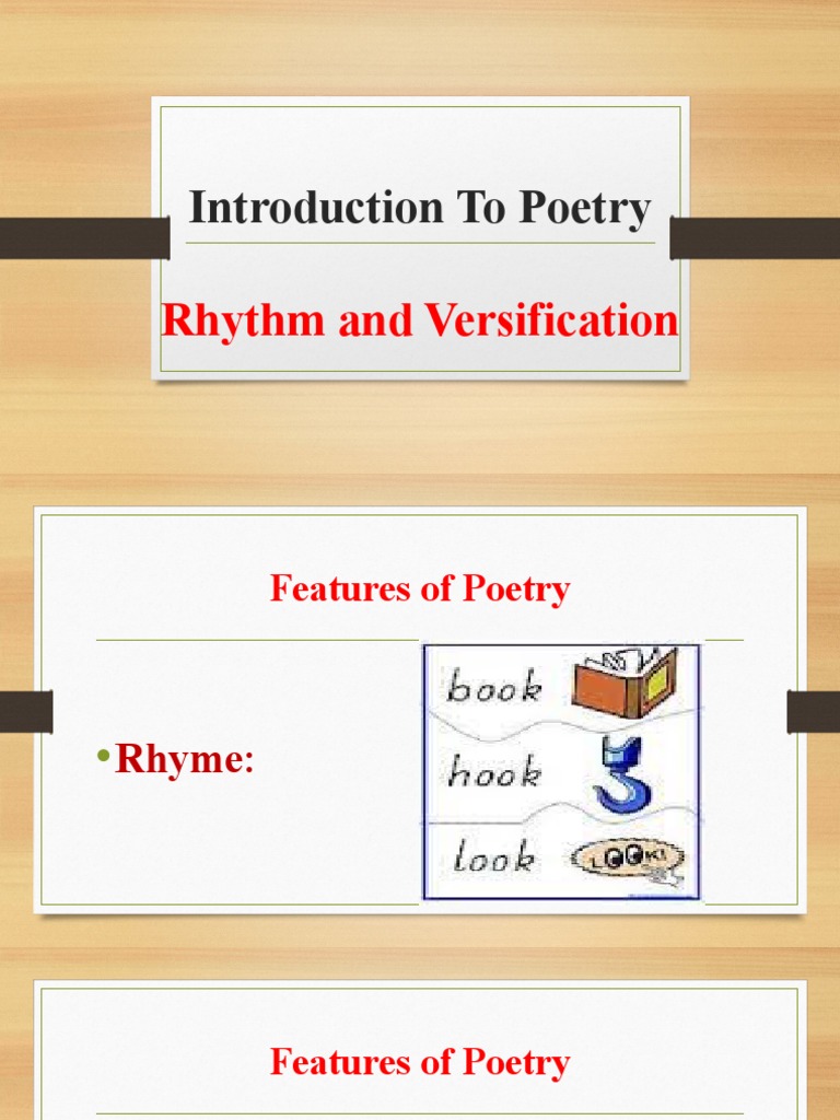5th Lecture On Poetry - Presentation | PDF | Metre (Poetry) | Poetry