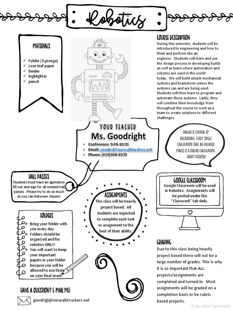 Robotics Syllabus | PDF | Pedagogy | Education Theory
