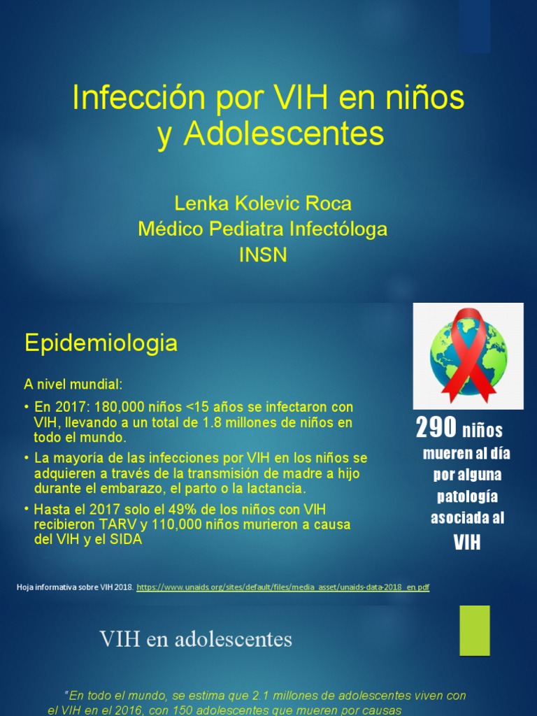 Vih en Niños y Adolescentes Ppt. Curso 2 | PDF | Manejo del VIH / SIDA ...