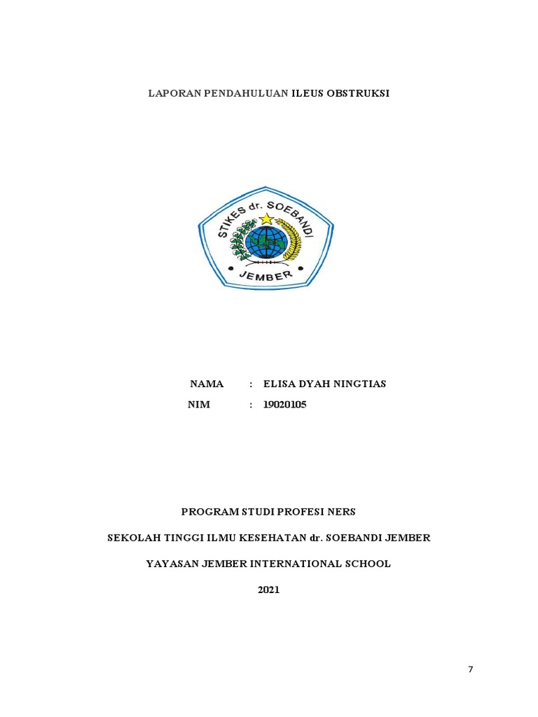 LP Ileus Obstruksi | PDF | Kesehatan Holistik