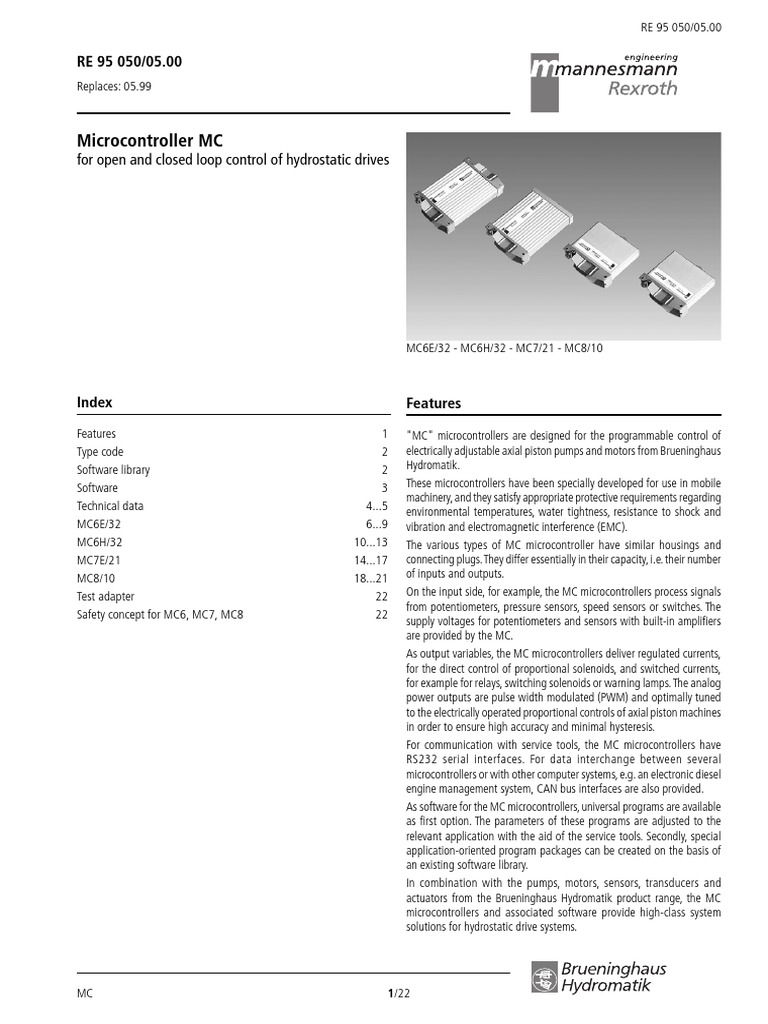 Bosch MC Microcontroller Overview | PDF | Microcontroller | Switch